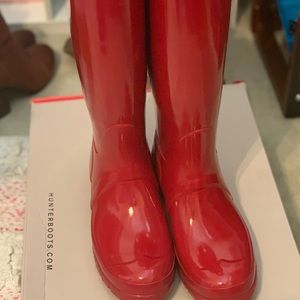 Shoes | Red Hunter Boots In Box | Poshmark